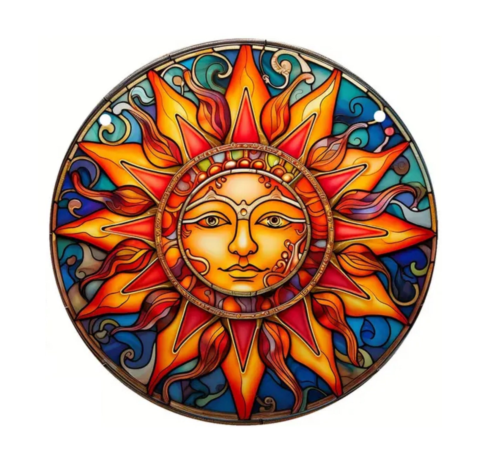 Resin Sun Faces Sun Face Decor Etsy