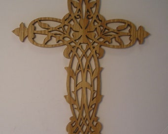 Cross with scroll | Etsy