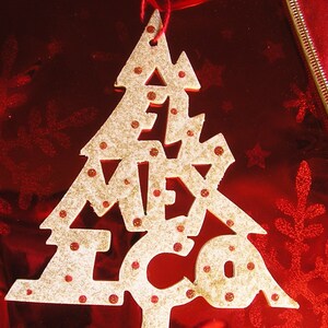 New Mexico Ornament, Tree Shaped - Etsy