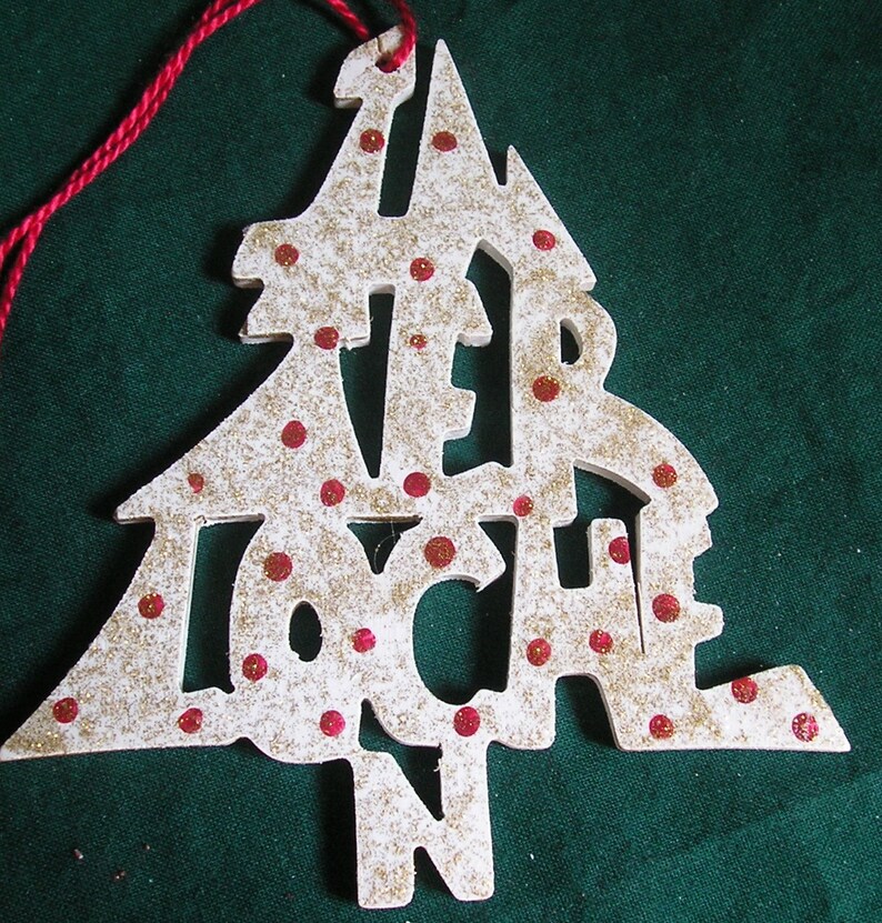 Interlochen, Handcrafted Tree Shaped Ornament - Etsy