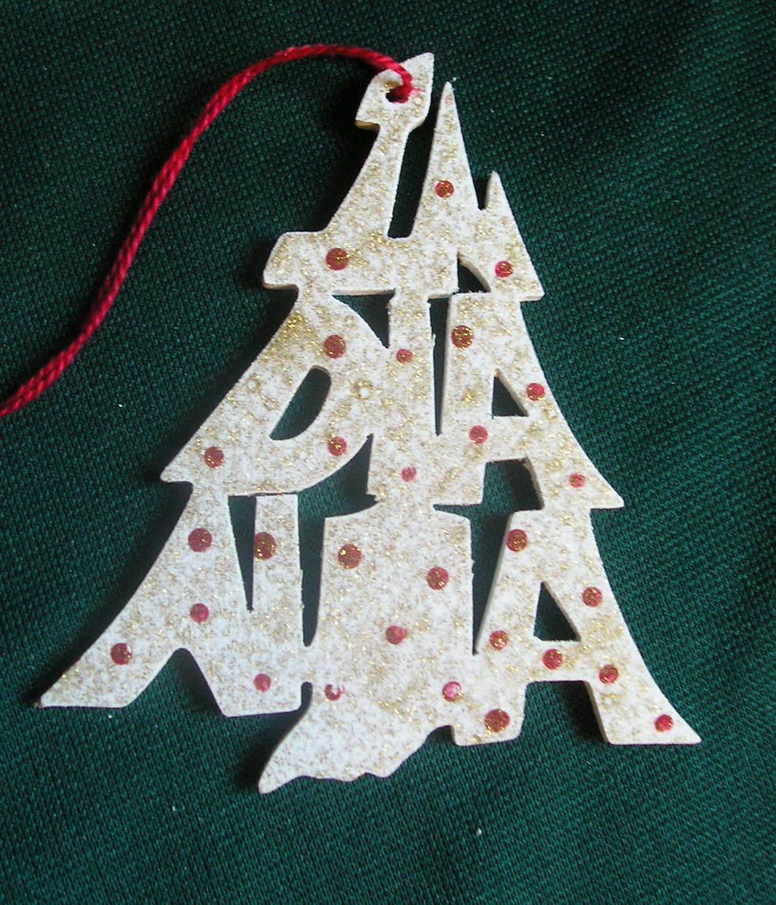 Indiana Ornament Tree Shaped - Etsy