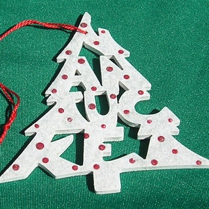 Nantucket, Handcrafted Tree Shaped Ornament - Etsy