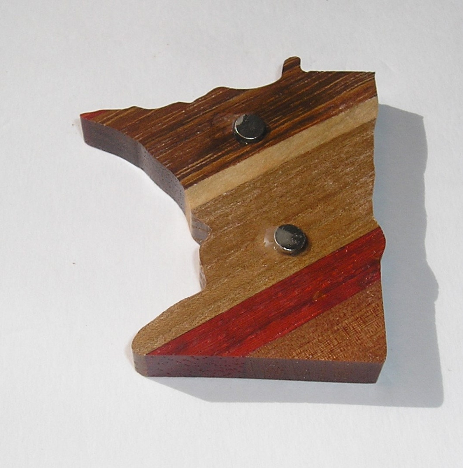Minnesota Shaped Laminated Hardwood Ornament or Magnet - Etsy
