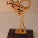 Stick Figure Trumpet or Coronet Player. Scroll Saw Cut, Sculpture ...