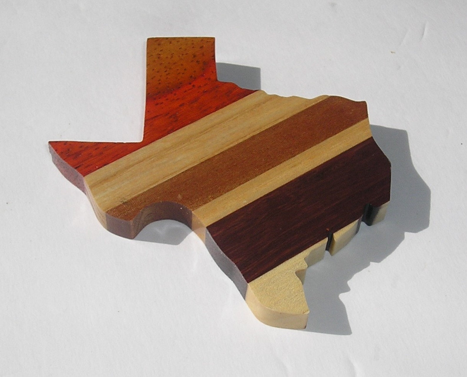 Texas Shaped Laminated Hardwood Ornament or Magnet | Etsy