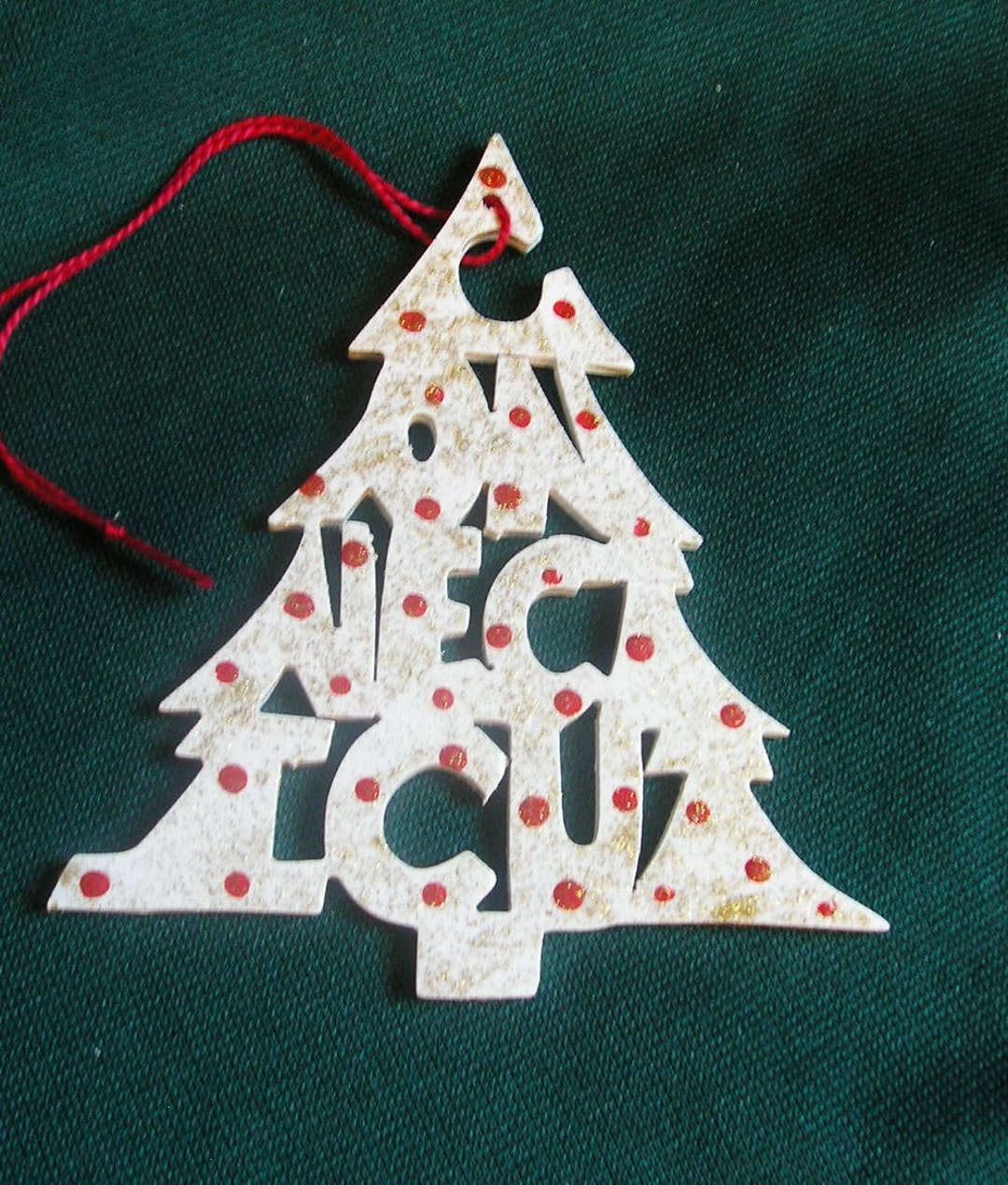 Connecticut Ornament Tree Shaped - Etsy