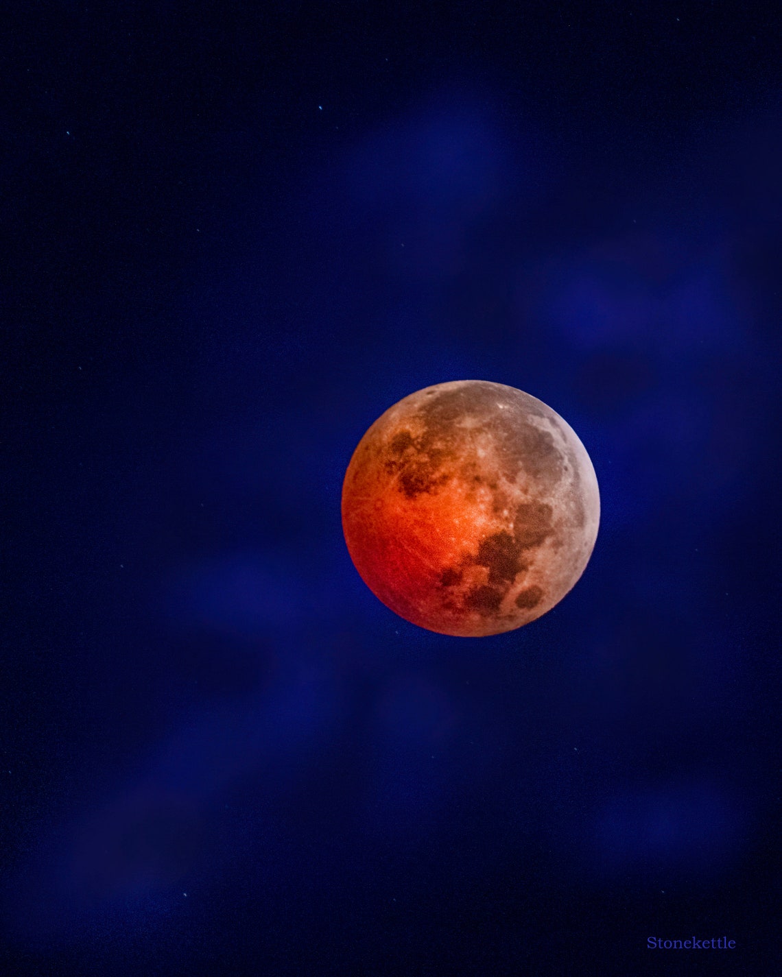 Blood Moon Print - Etsy