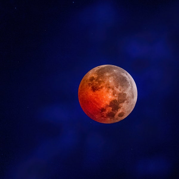 Blood Moon Art Print - Etsy