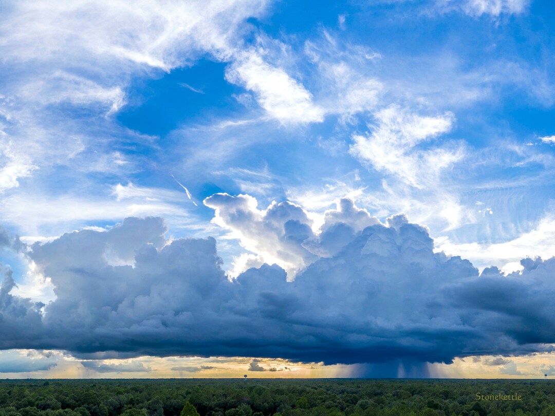 Rainstorm Print (horizontal) - Etsy