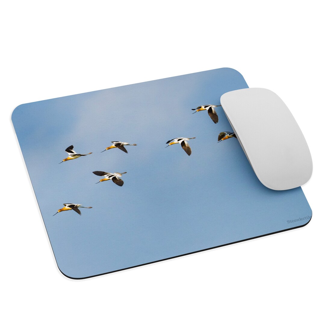 Avocets in Flight Mouse Pad - Etsy