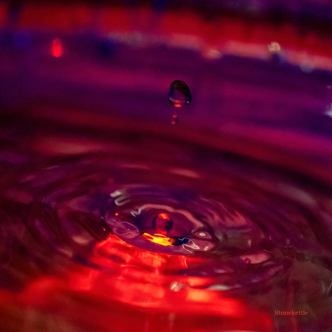 Water Droplet #32 Print - Etsy
