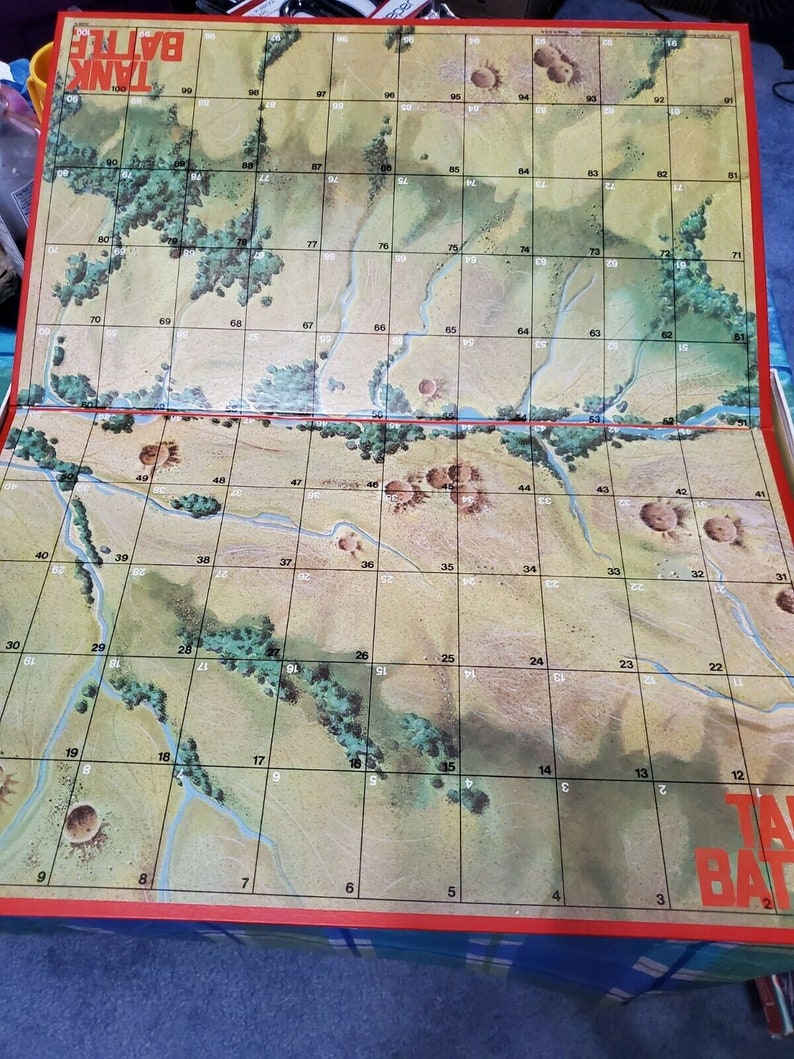 VTG 1975 Tank Battle Strategy Board Game MB Milton Bradley - Etsy