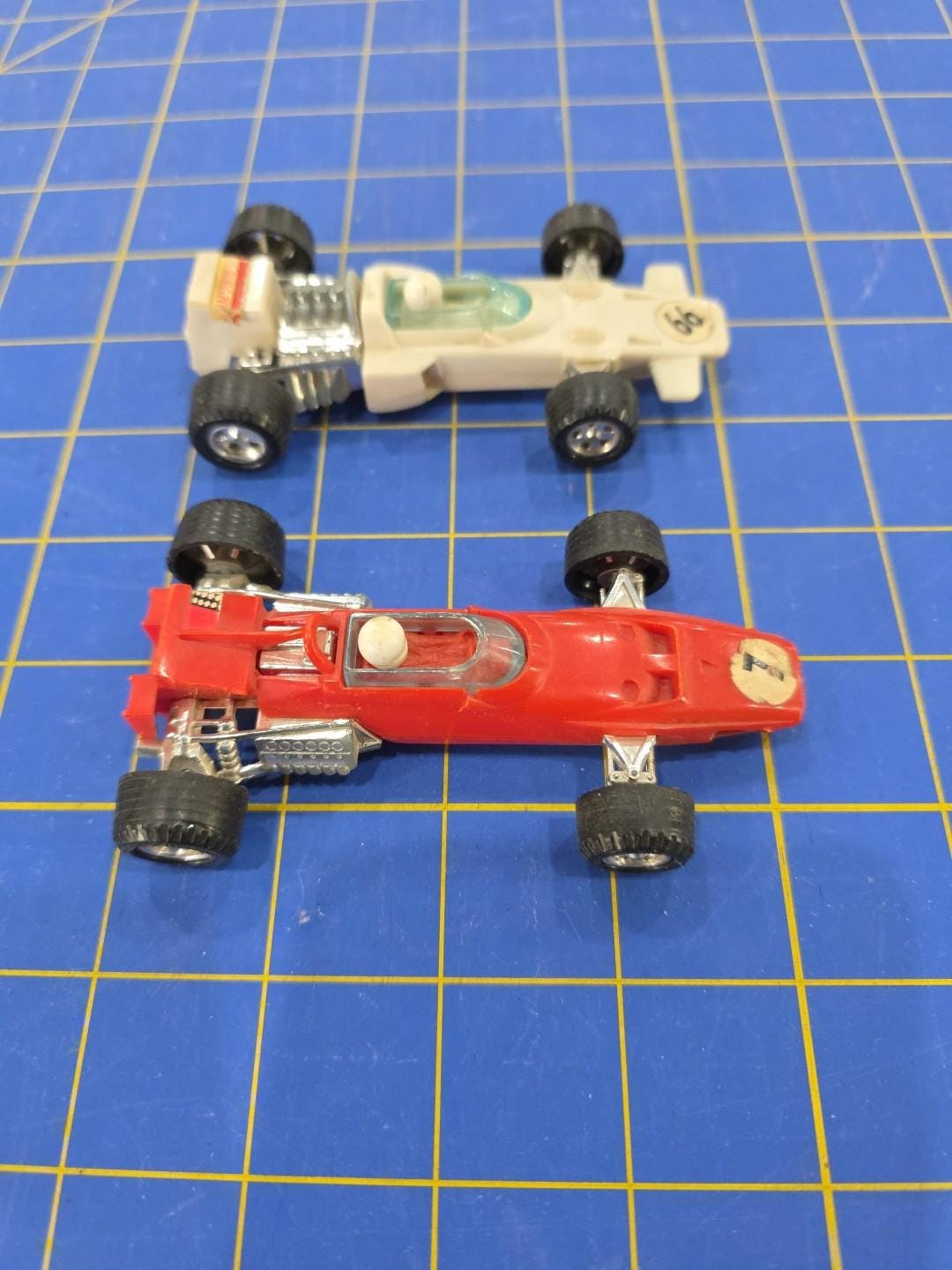 VTG Lot of 2 Funmate Indy Car White Red - Etsy