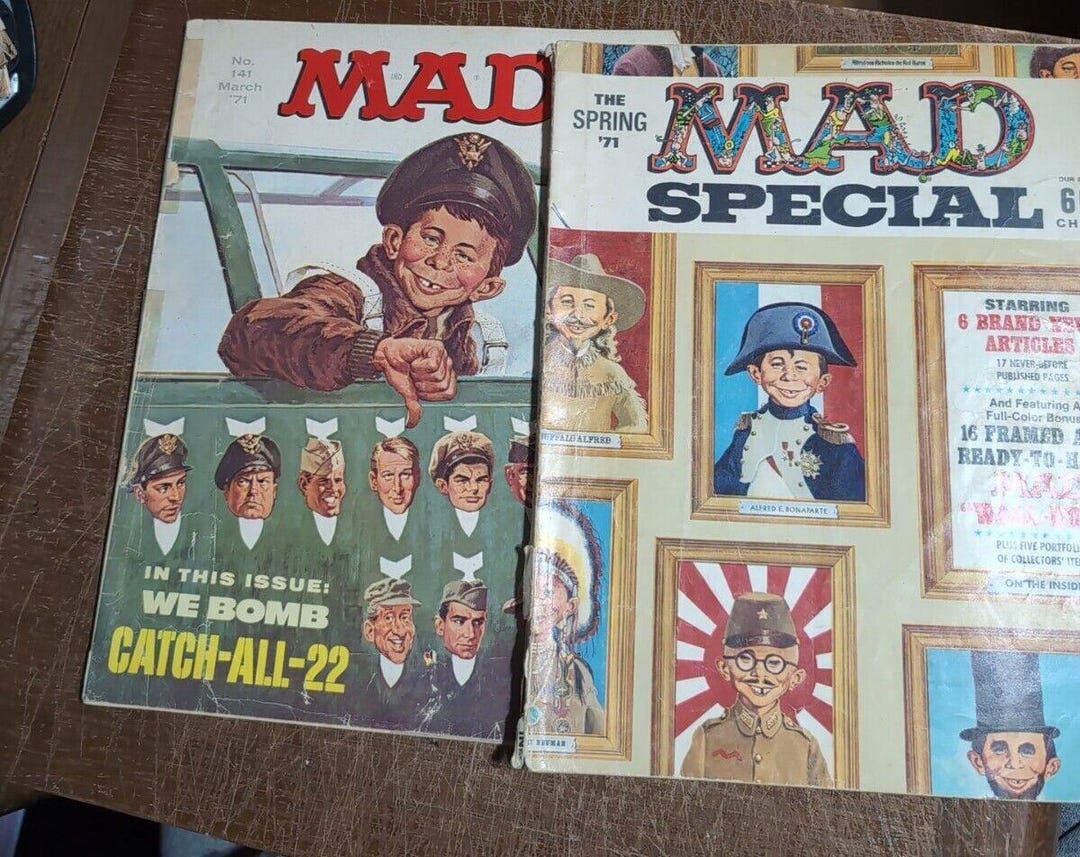 Mad Magazine March of 71 and Spring Issue 71 - Etsy