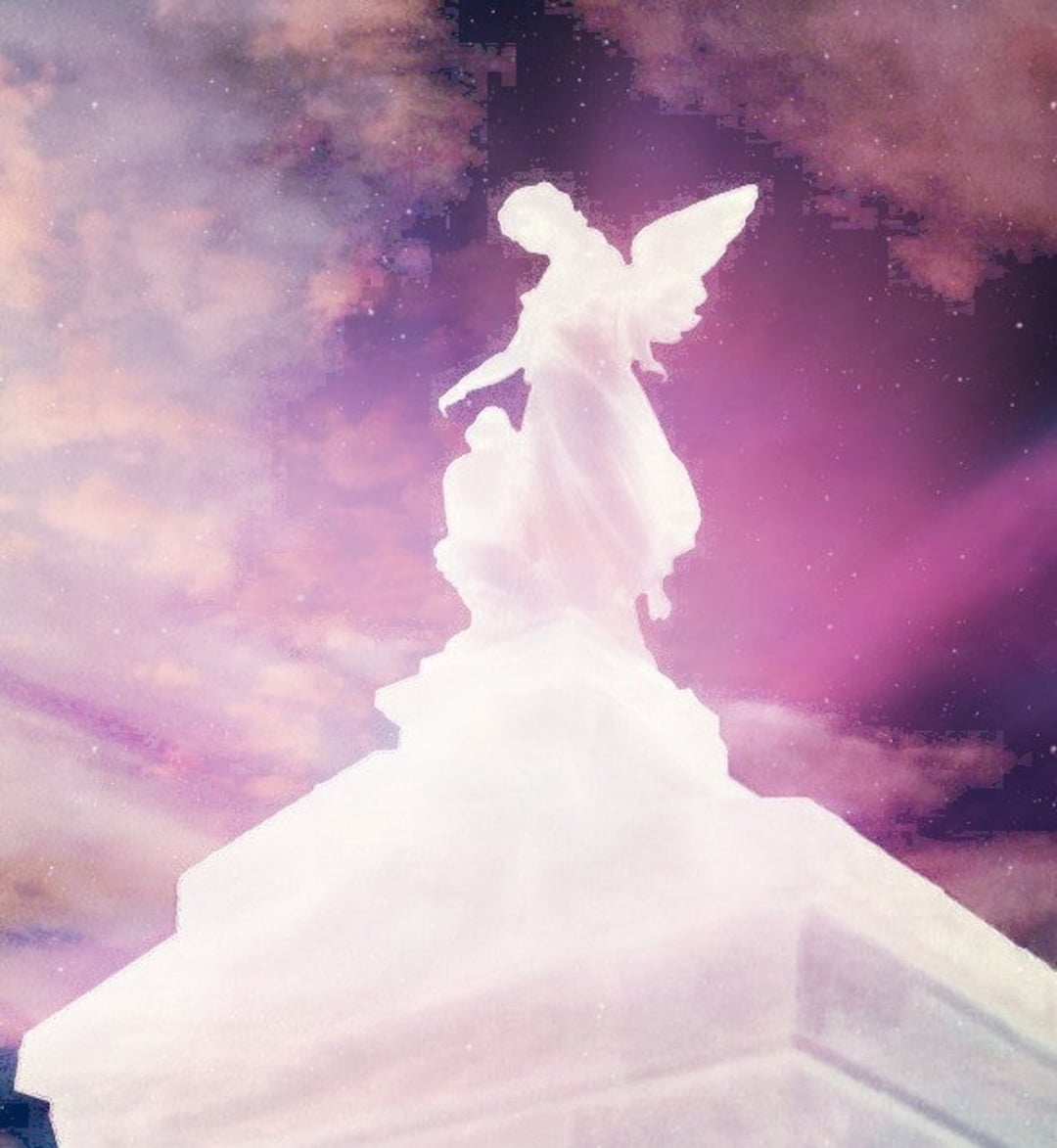 Night Angel - Greeting or Note Card. - Etsy