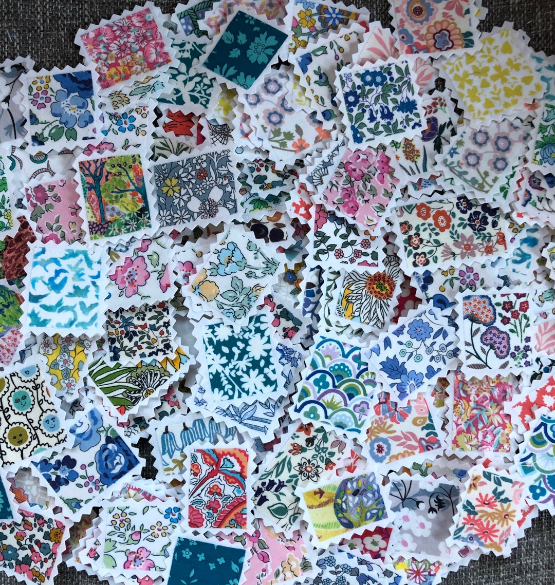 Liberty Fabric Stamps - Etsy