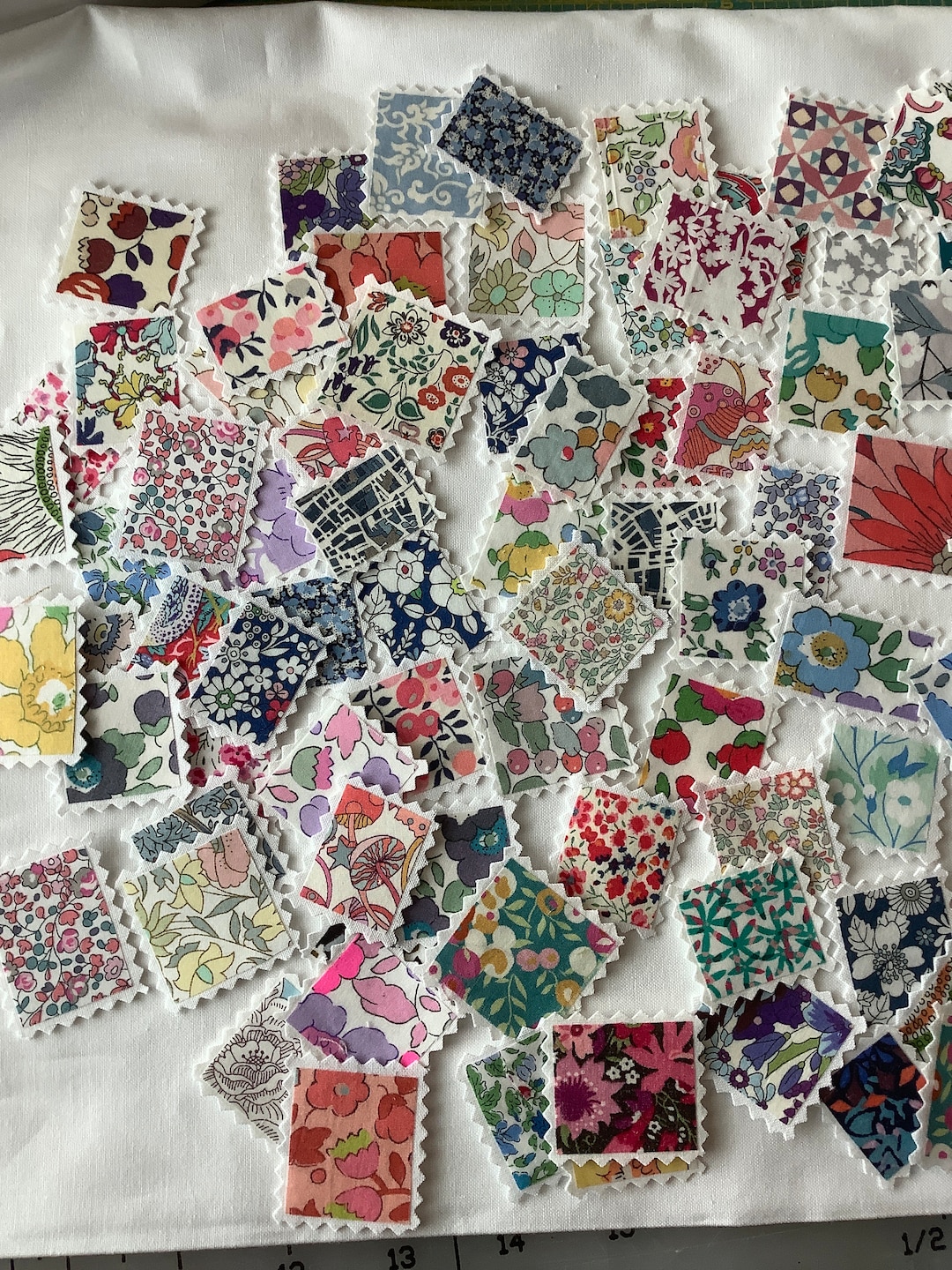 Liberty Fabric Stamps - Etsy