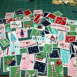 Pixie Noel Fabric Stamps - Etsy