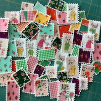 Trixie & Thomas in Blush Fabric Yardage by Heather Ross - Etsy