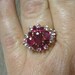 Vintage Franklin Mint 14k Gold July Birthstone Ruby Sapphire - Etsy
