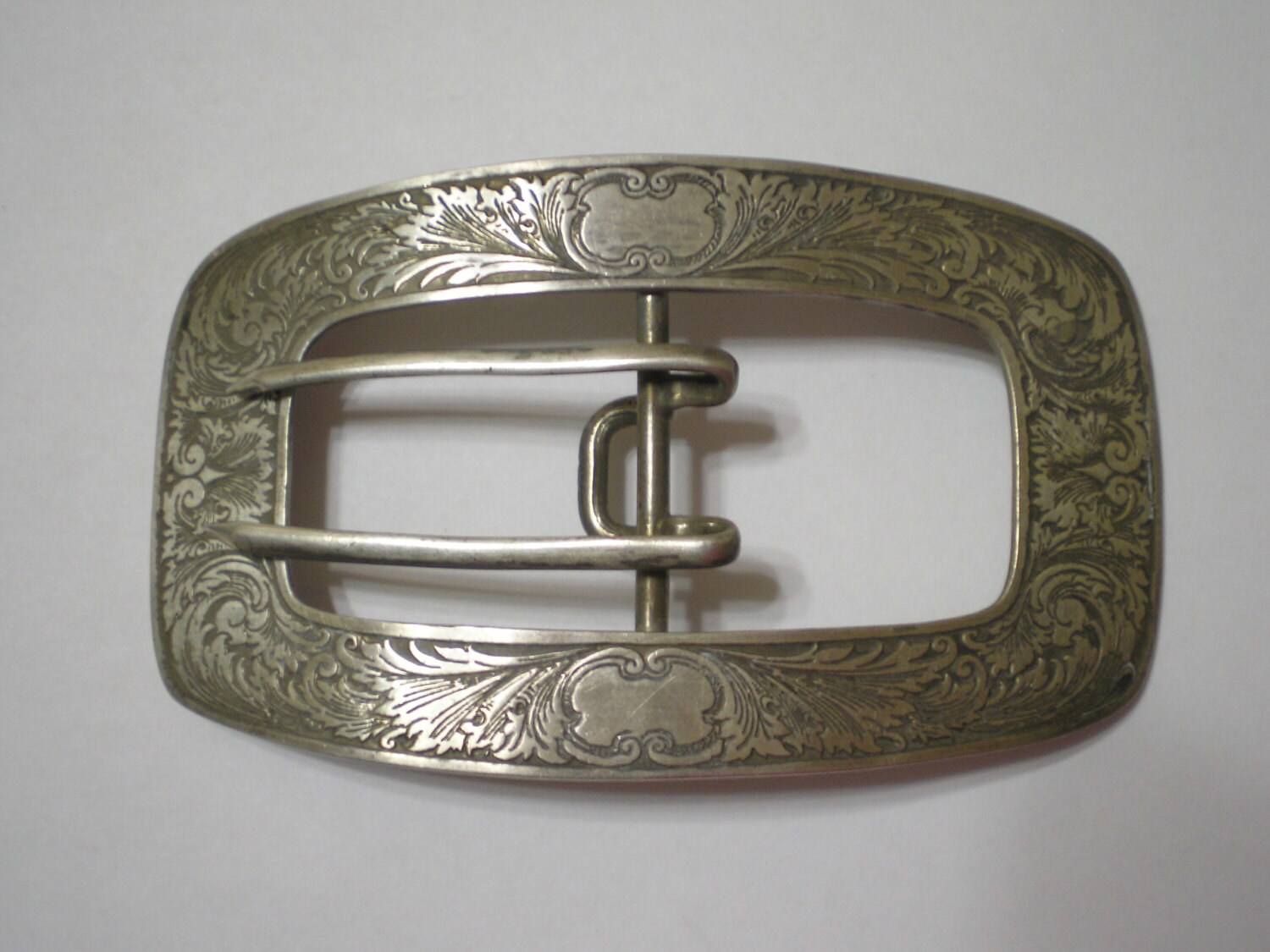 Antique Sterling Silver William Kerr Belt Buckle Numbered 3014 | Etsy