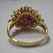 Vintage Franklin Mint 14k Gold July Birthstone Ruby Sapphire - Etsy