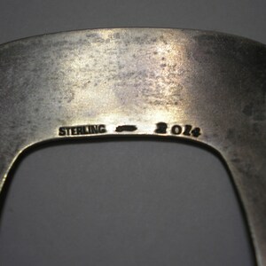 Antique Sterling Silver William Kerr Belt Buckle Numbered 3014 45 Grams ...