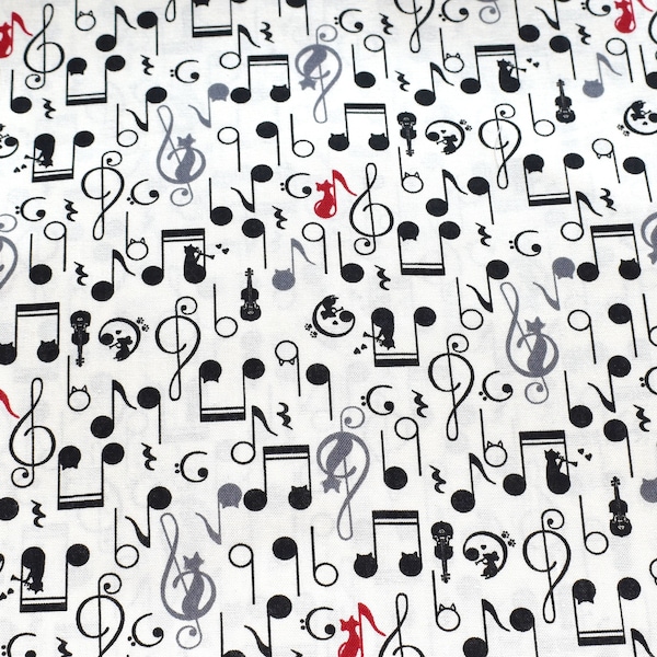 Music Note Fabric - Etsy