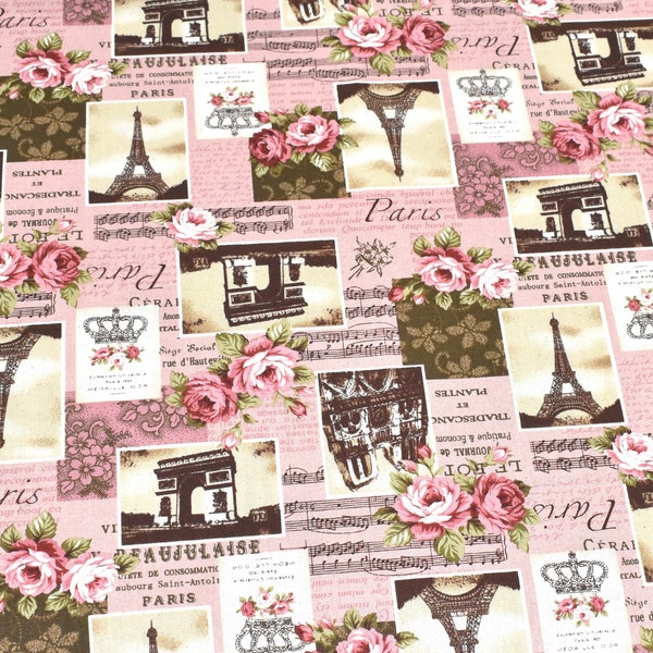 Paris Fabric - Etsy