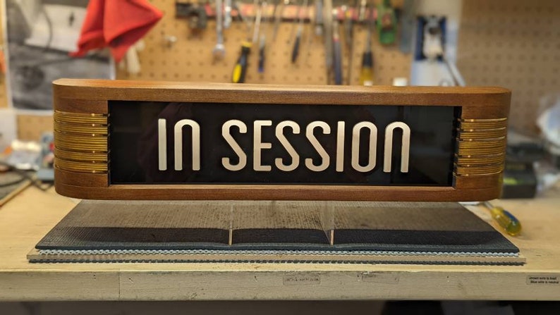 IN SESSION 24" Studio Warning Sign - Etsy