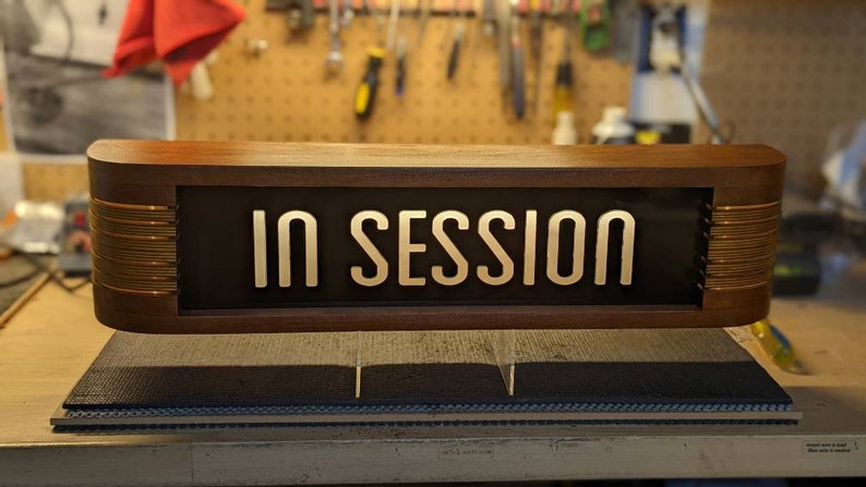 IN SESSION 24" Studio Warning Sign - Etsy