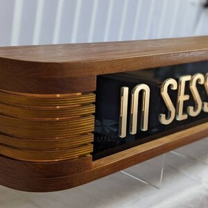 IN SESSION 24 Studio Warning Sign - Etsy