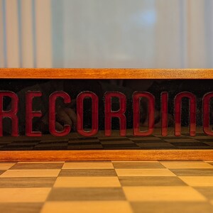 Recording 18" Studio Warning Sign - Etsy