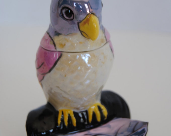 Very Rare Japan Lusterware Two Piece Figural Parrot Ink Well - Etsy