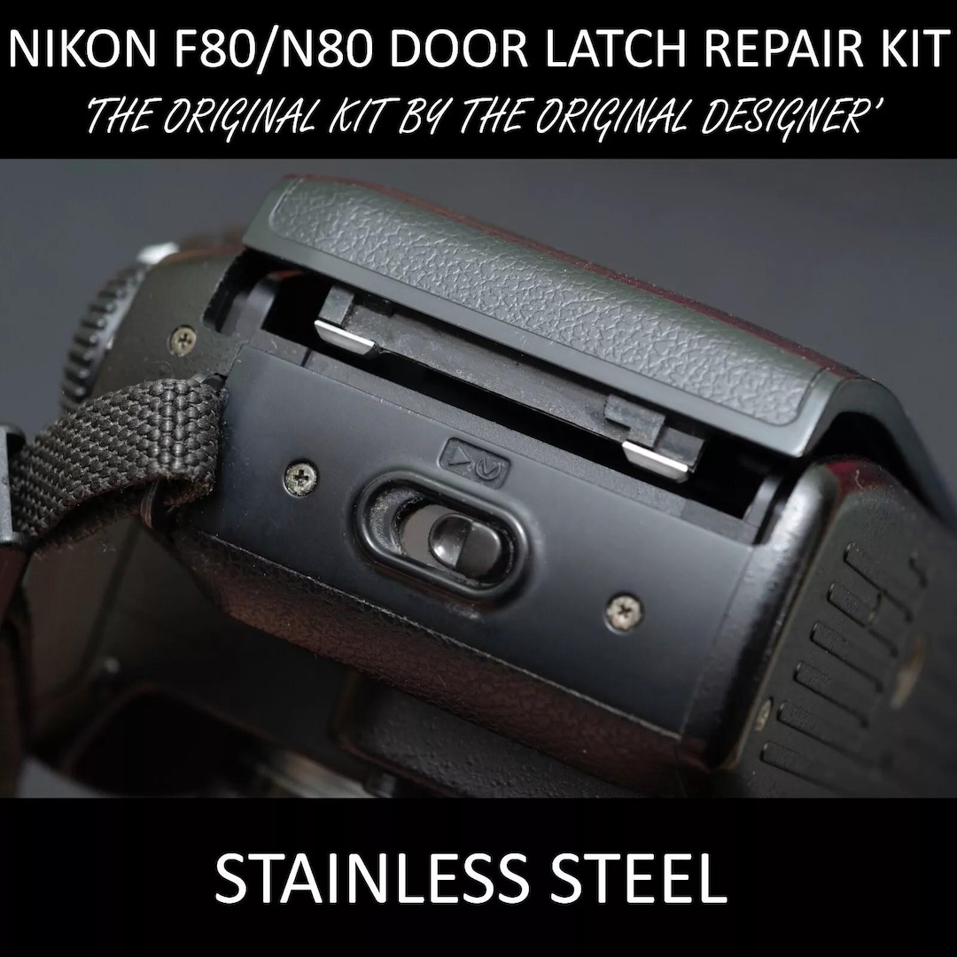 Nikon F80 / N80 Back Film Door Broken Latch Metal Repair Kit ...