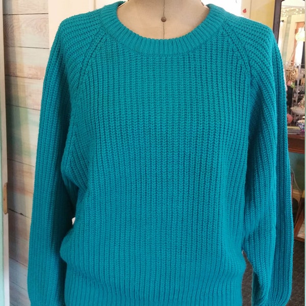 Teal Sweater - Etsy
