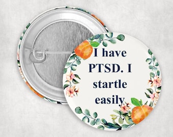 Please Don't Crowd Me PTSD Anxiety Claustrophobia Pin - Etsy