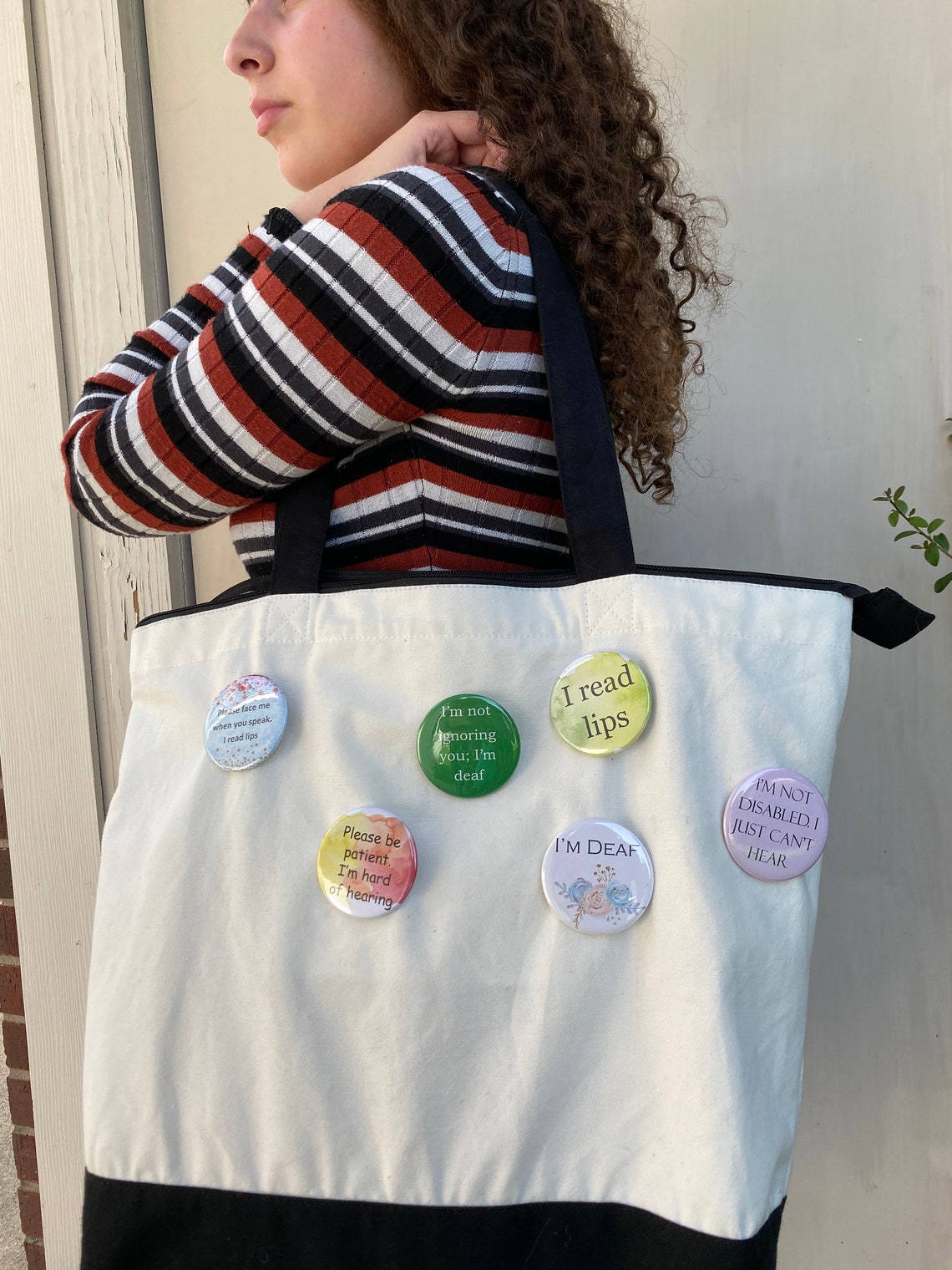 Hearing Loss Pin, I Wear Hearing Aids Button, Hearing Aids Pins, Hard ...