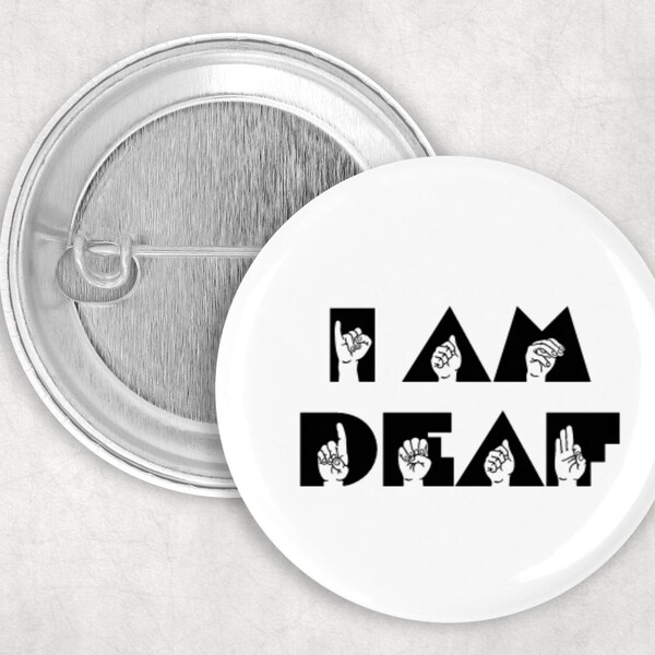 I Am Deaf - Etsy