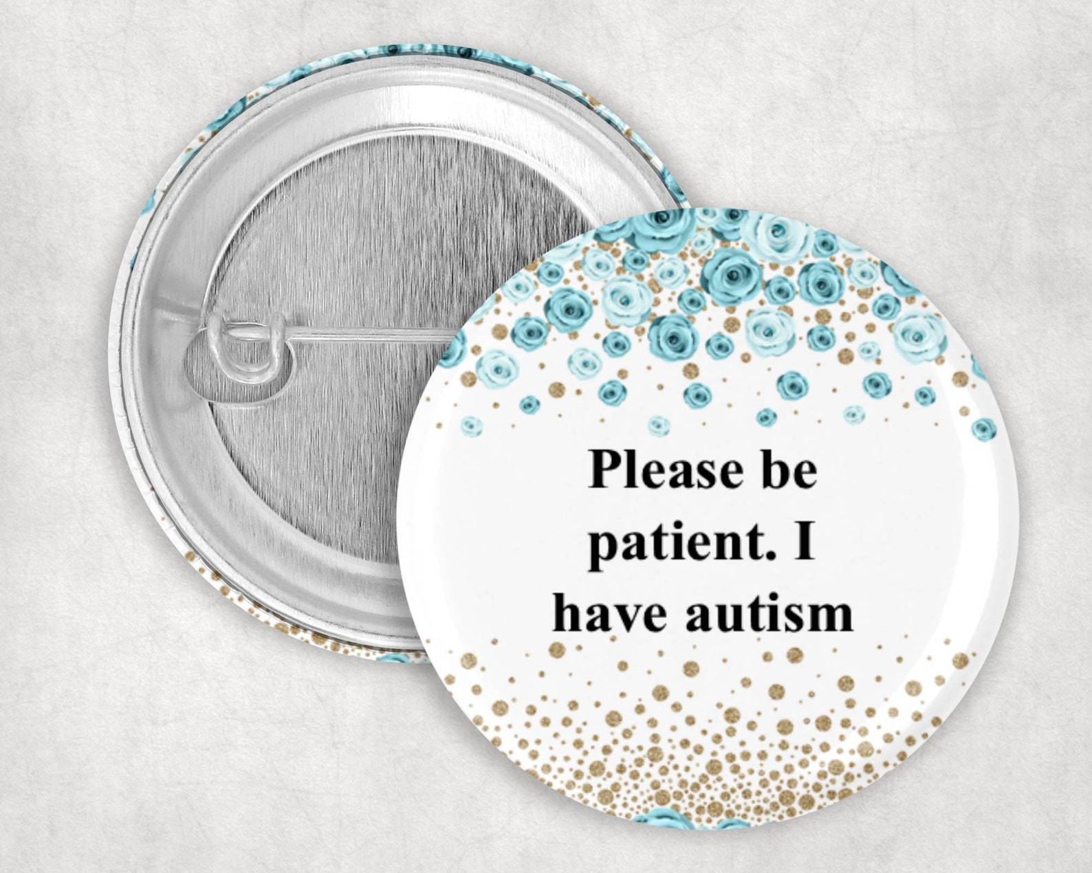 I Have Autism and I Am Often Non-verbal Button, Nonverbal Button ...