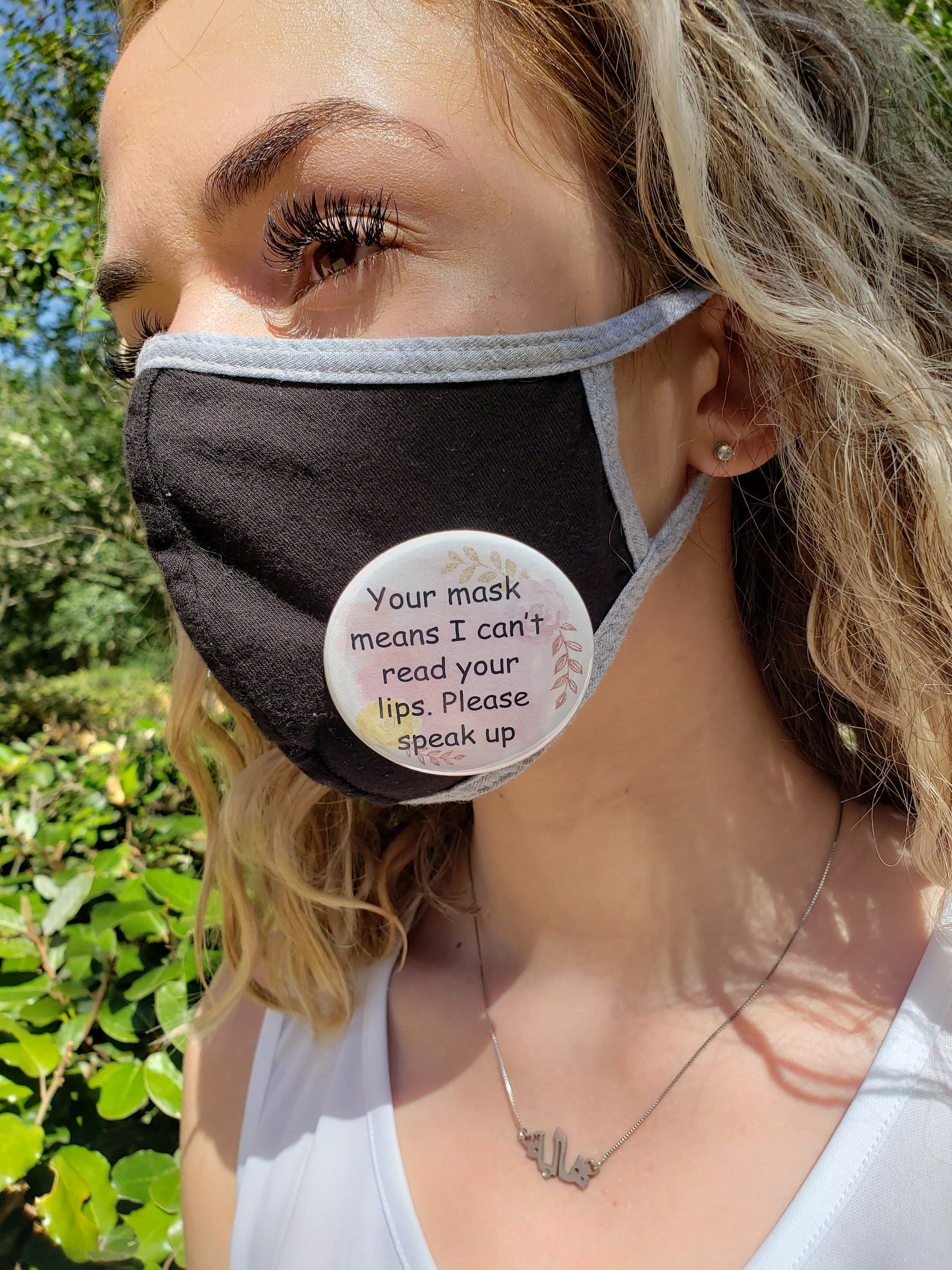 Deaf Pin, I'm Deaf Please Face Me When You Speak Button, Hearing ...