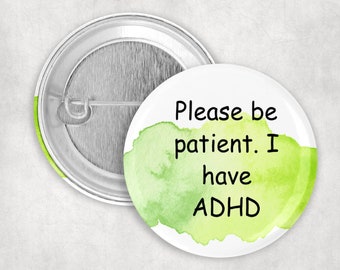 I Have Tourette's Pin Badge Button - Etsy