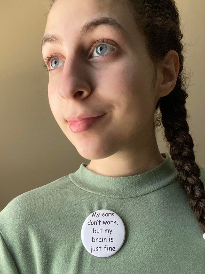 Personalized ASL Pin I Know Asl Button With Name American - Etsy