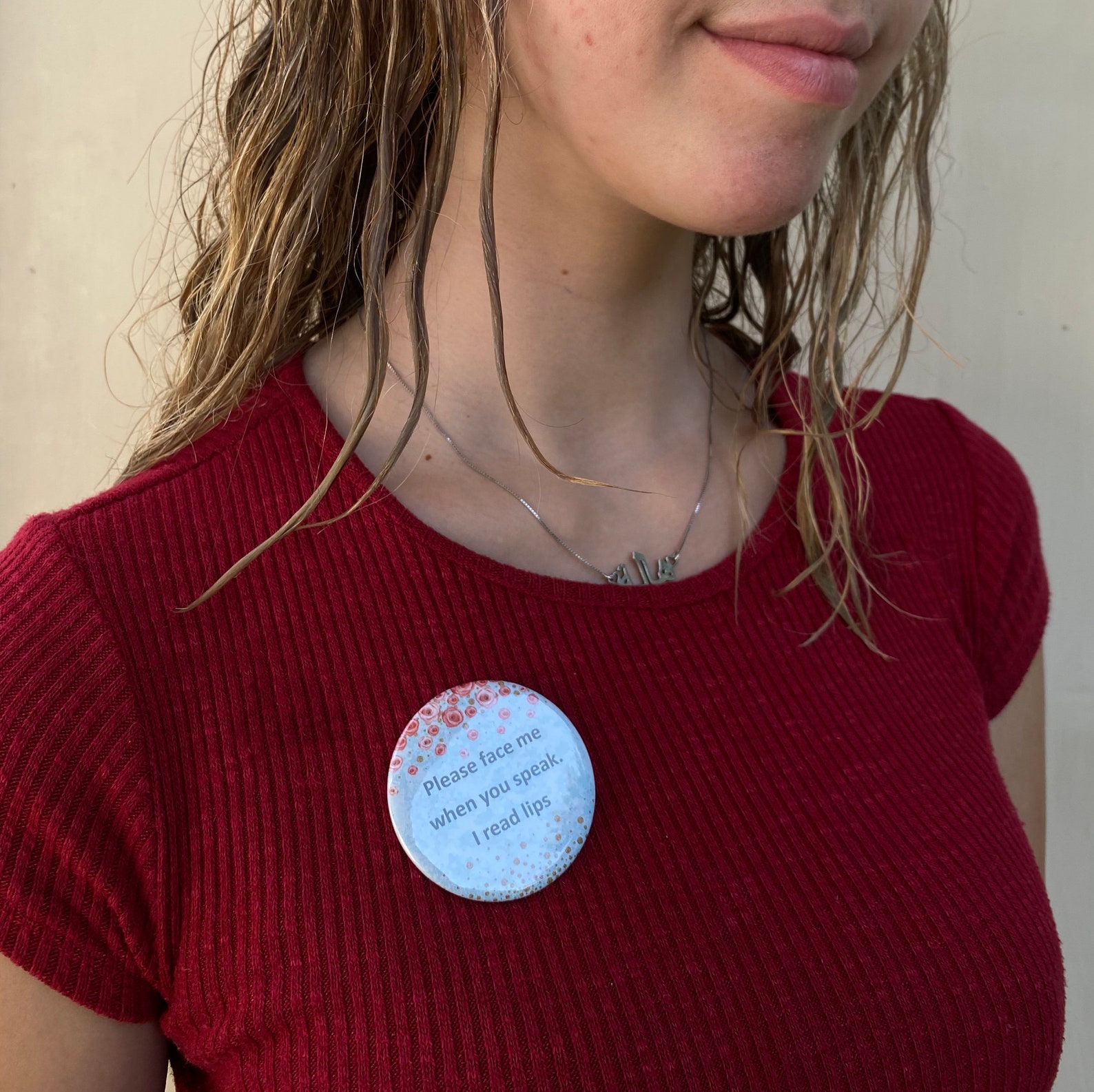 ASL Love Pin,i Love You in ASL Button, Deaf Button, American Sign ...