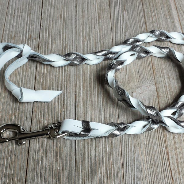 White Leash - Etsy