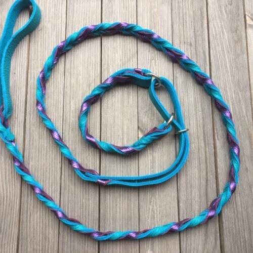 Leather Agility Lead Leash for Dog Agility Martingale Leash - Etsy