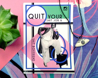 Quitting job card | Etsy