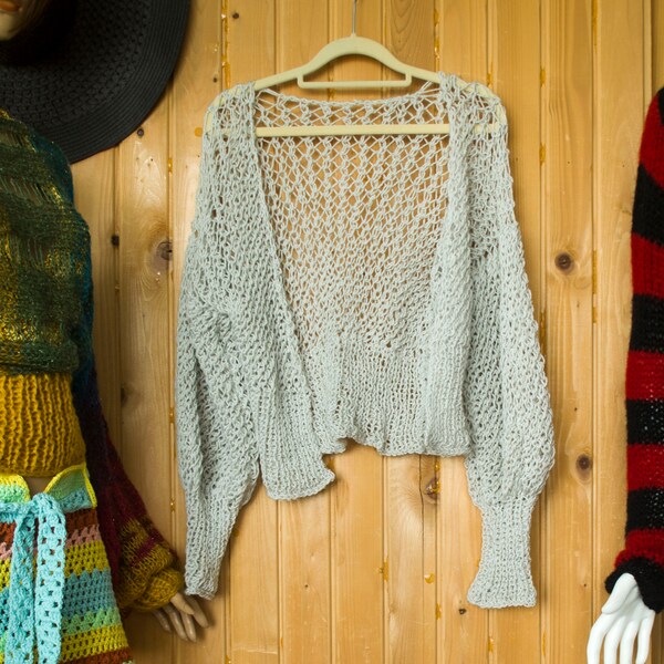 Loose Cardigan - Etsy