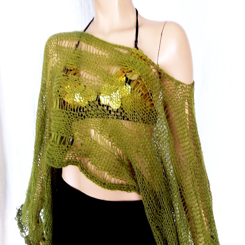 See Through Crop Tops - Etsy