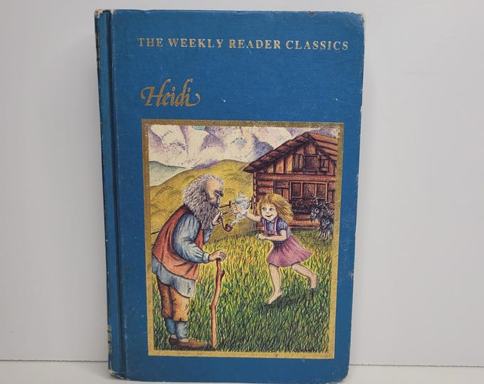 Heidi by Johanna Spyri, Illustrated Book, Childs Story of Life in the ...